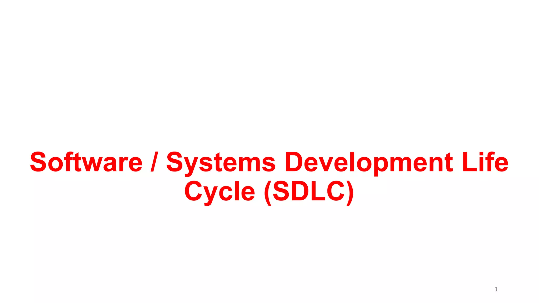 system development life cycle | PPT