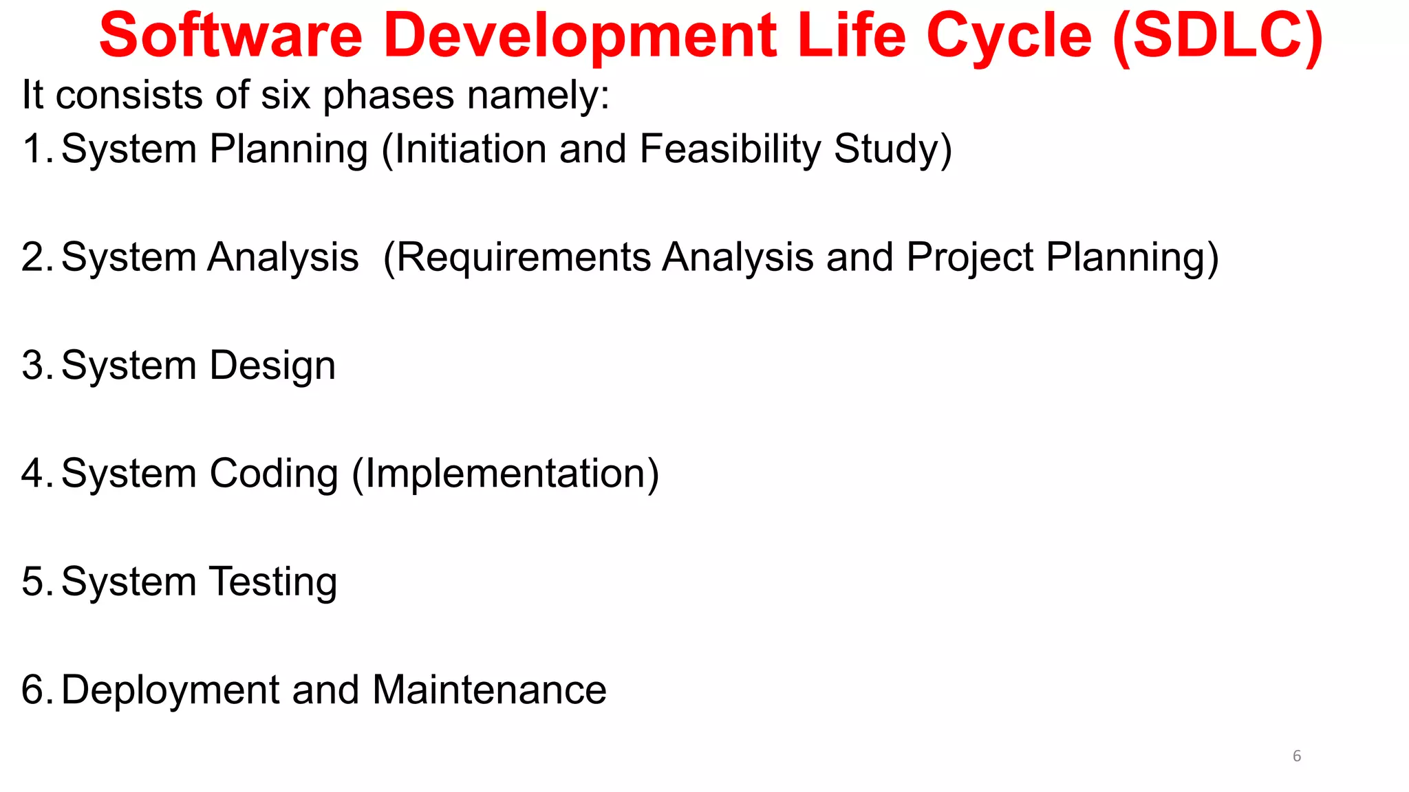 system development life cycle | PPT