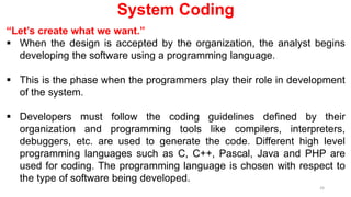 system development life cycle | PPT