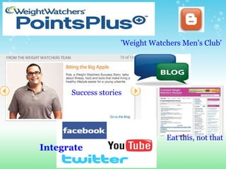 Weight Watchers Points Plus for Men | PPT