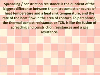 Contact Resistance | PPTX