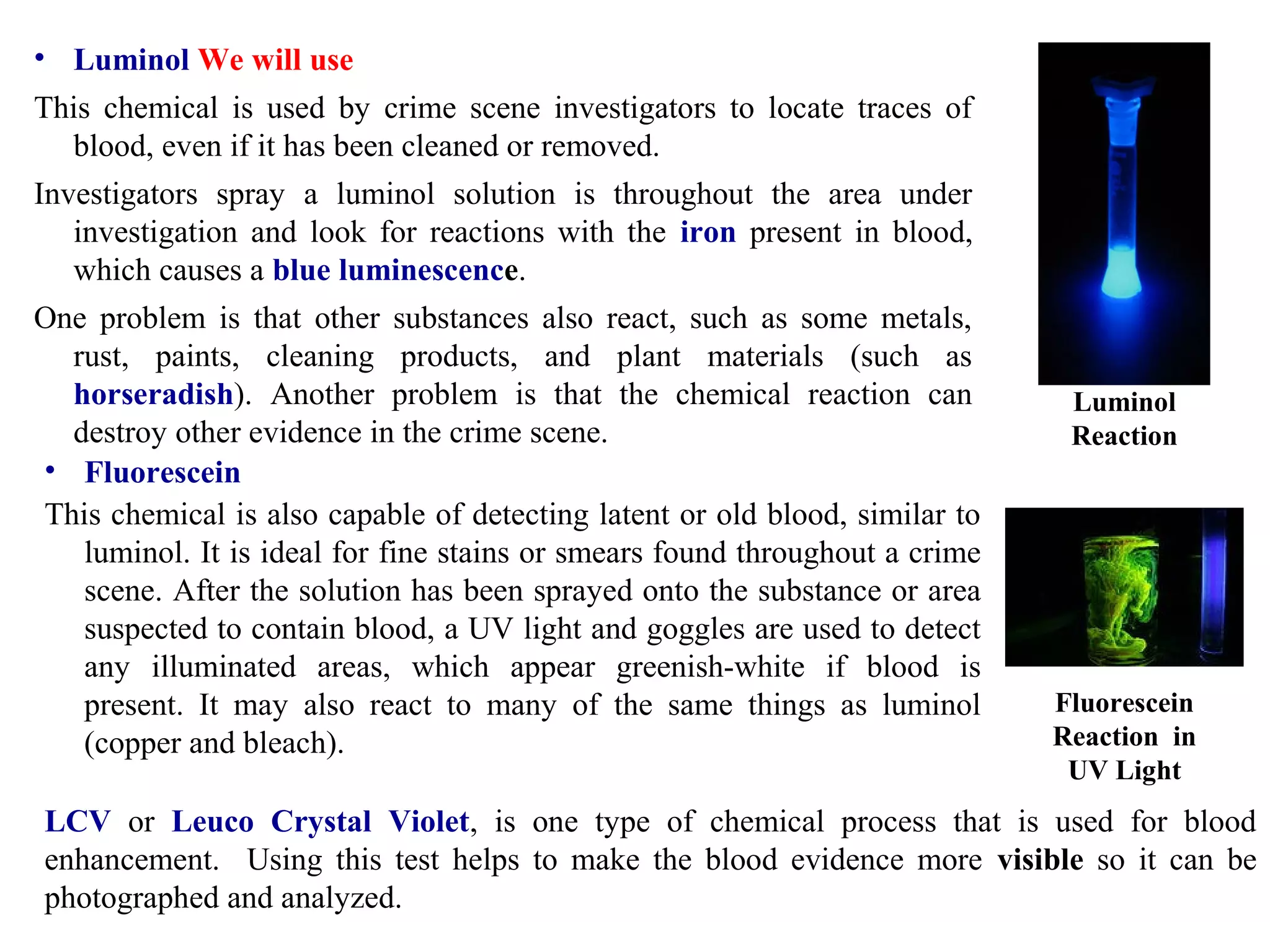 Presumptive Tests For Blood | PPT