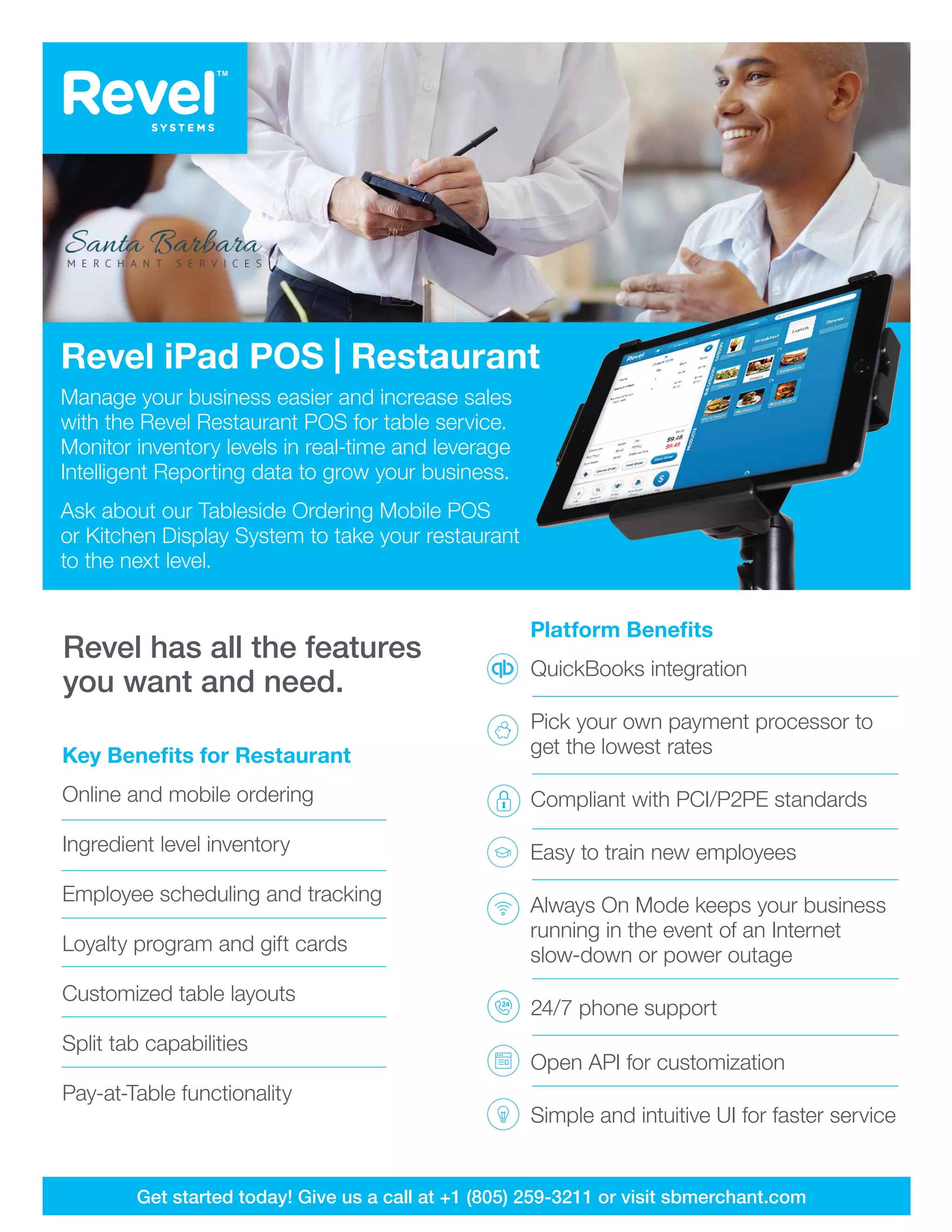 Restaurant Revel Onesheet | PDF | Technology & Computing