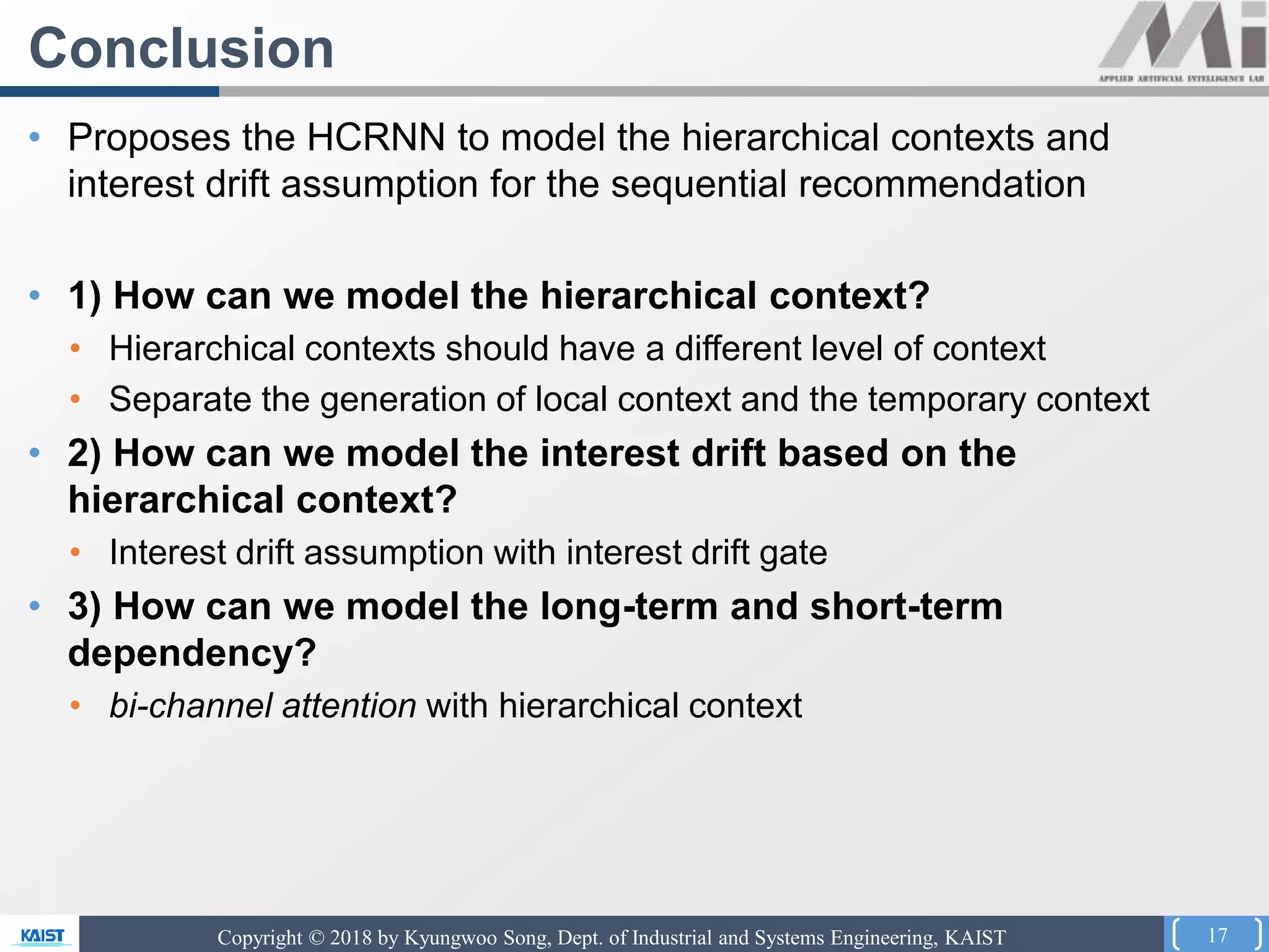 Hierarchical Context Enabled Recurrent Neural Network For