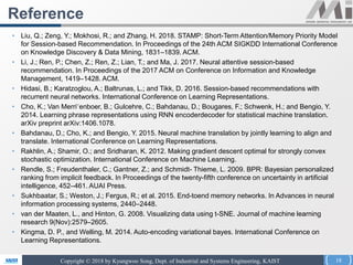 Hierarchical Context enabled Recurrent Neural Network for Recommendation | PPT