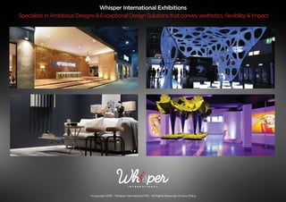 Whisper International Designs Portfolio | PDF