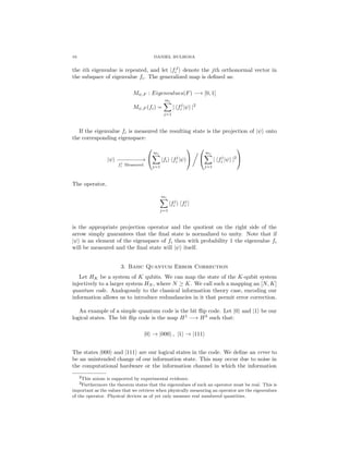 Quantum Computation and the Stabilizer Formalism for Error Correction | PDF | Programming ...