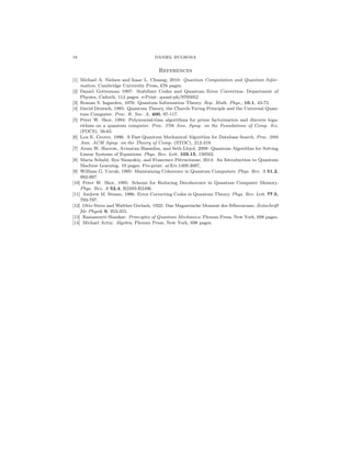 Quantum Computation and the Stabilizer Formalism for Error Correction ...