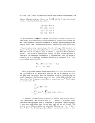 Quantum Computation and the Stabilizer Formalism for Error Correction | PDF | Programming ...