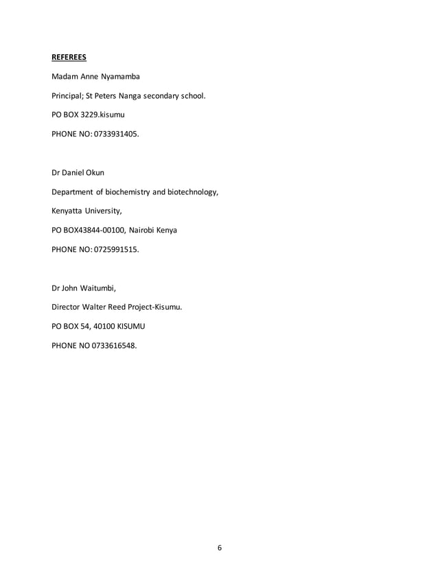 ombura evans cv | PDF