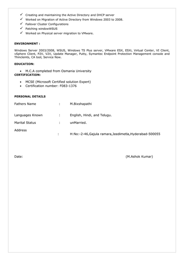 KUMAR_RESUME_1_ | PDF