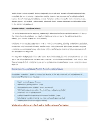 Domestic Abuse | PDF