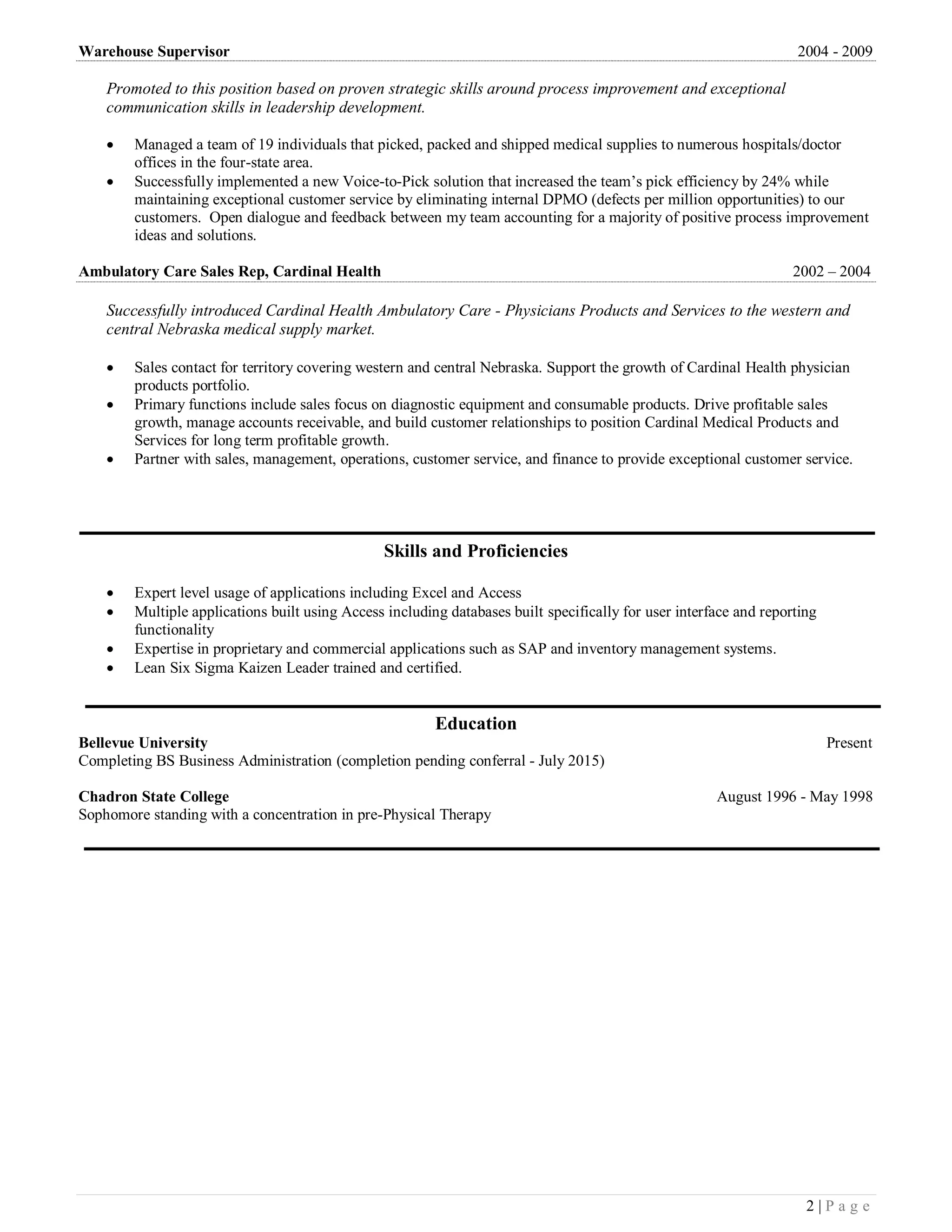 Chad Resume | PDF