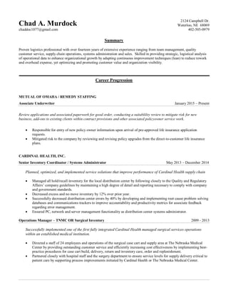 Chad Resume | PDF