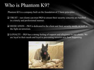 PHANTOM K9 SECURITY | PPTX