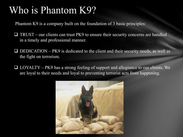 PHANTOM K9 SECURITY | PPTX