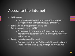 Internet 130615022622-phpapp02 | PPTX | Computer Networking | Computing