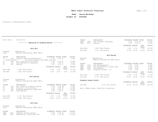 uml-transcript-0316 | PDF | Chemistry | Science
