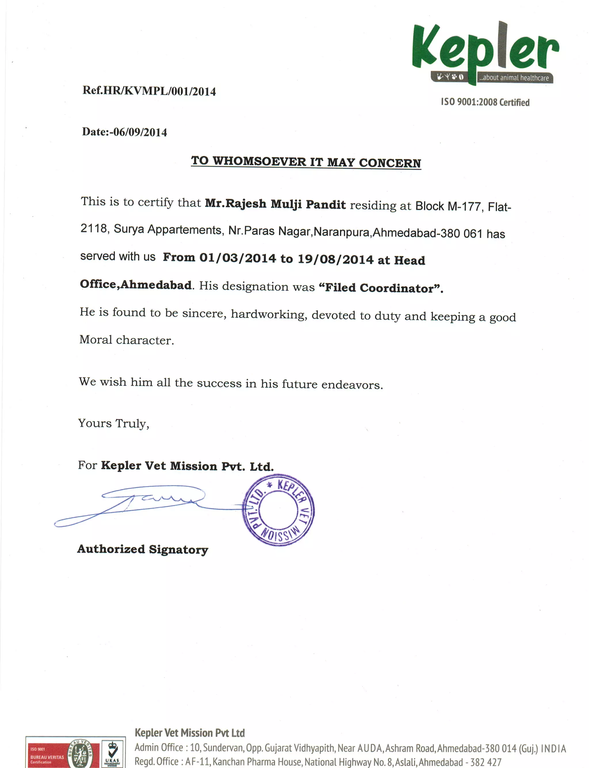 EXP. & RELV.LTR. | PDF