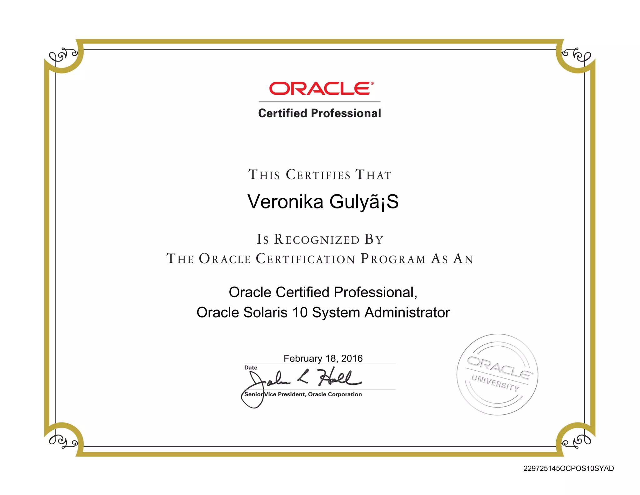 SOLARIS_Certificate-1 | PDF
