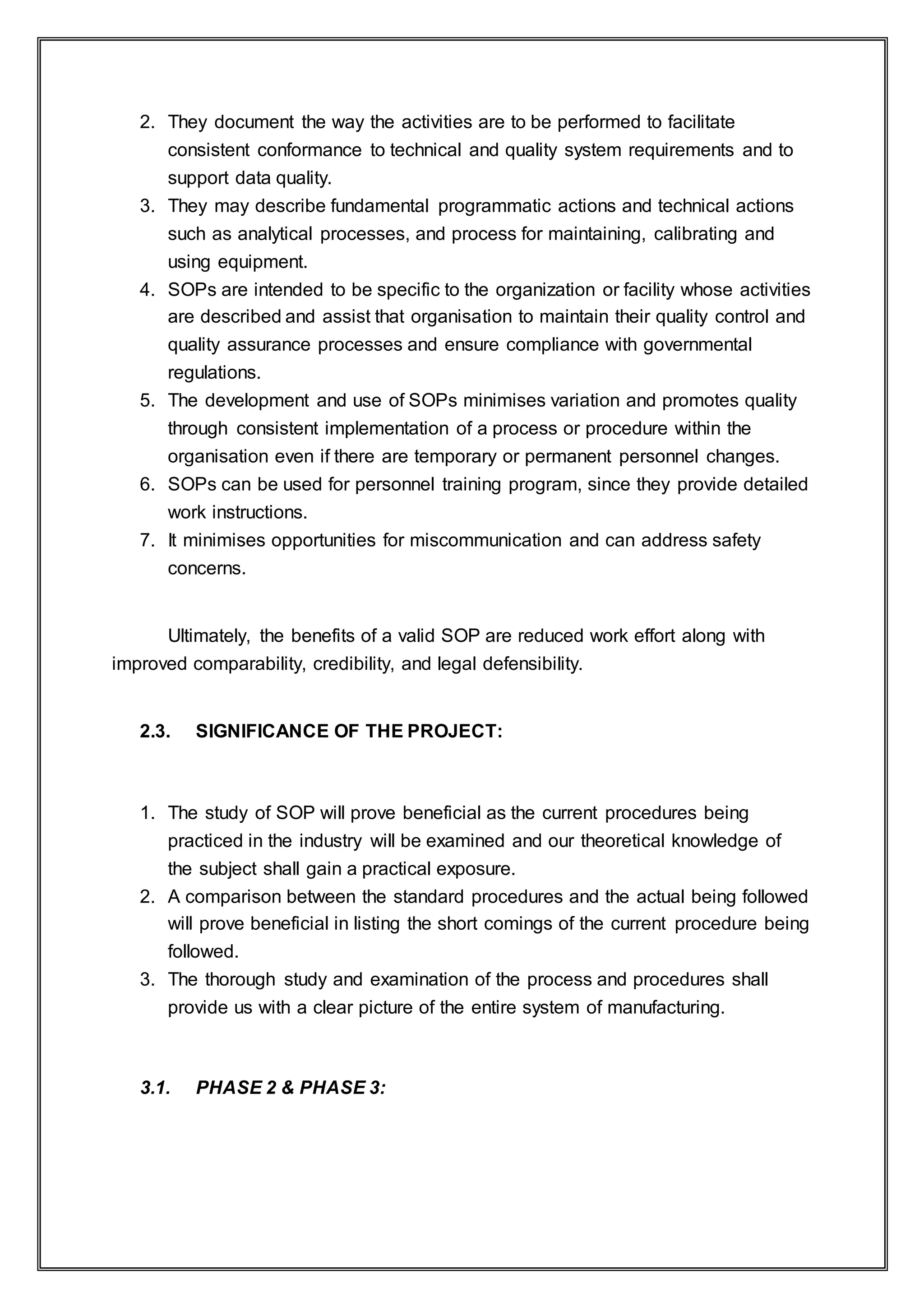 Standardization & digitalization of sewing operations | DOCX