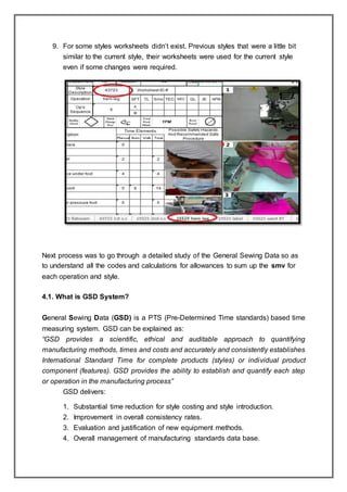 Standardization & digitalization of sewing operations | DOCX