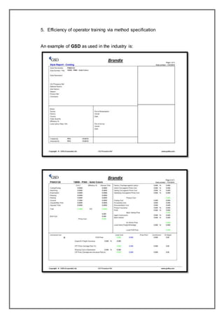 Standardization & digitalization of sewing operations | DOCX