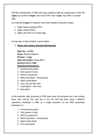 Standardization & digitalization of sewing operations | DOCX