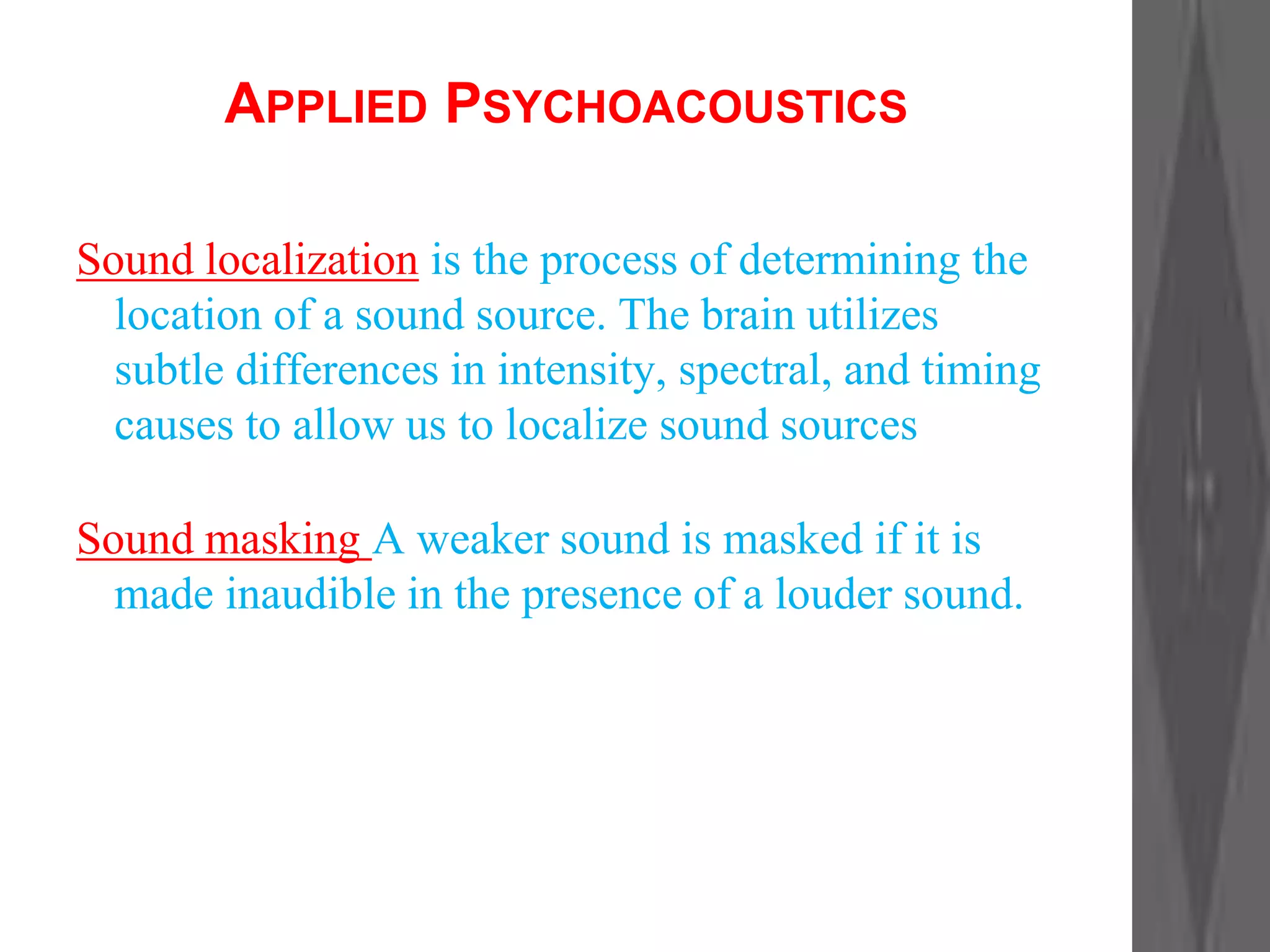 Psychoacoustics & Noise criteria | PPTX