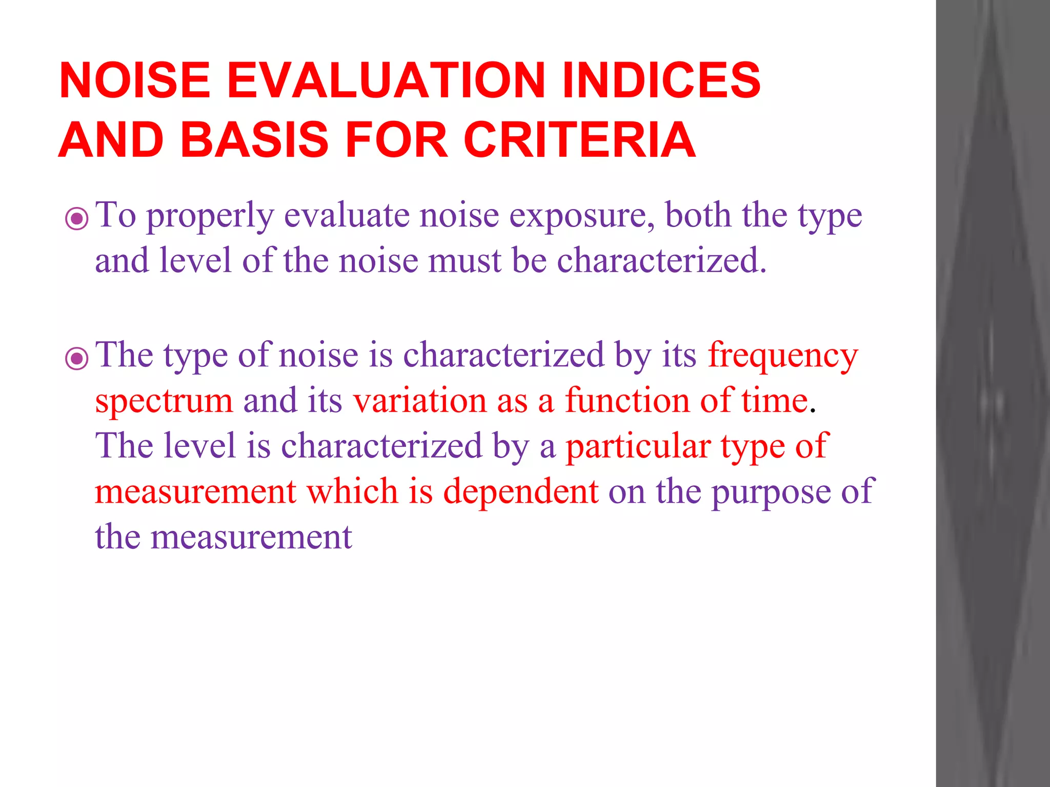 Psychoacoustics & Noise criteria | PPTX
