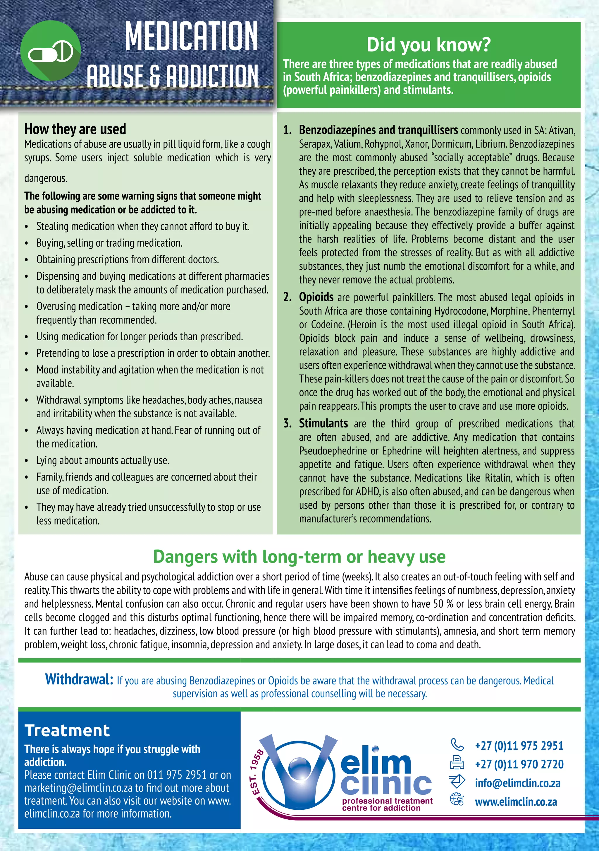 Elim Clinic all drugs - Drug info sheets final | PDF