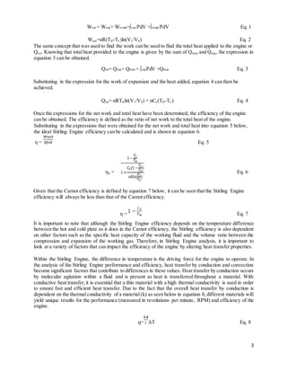 Stirling Engine Report | DOCX