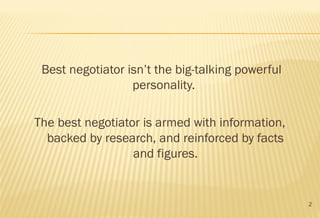Negotiation Skills | PPT
