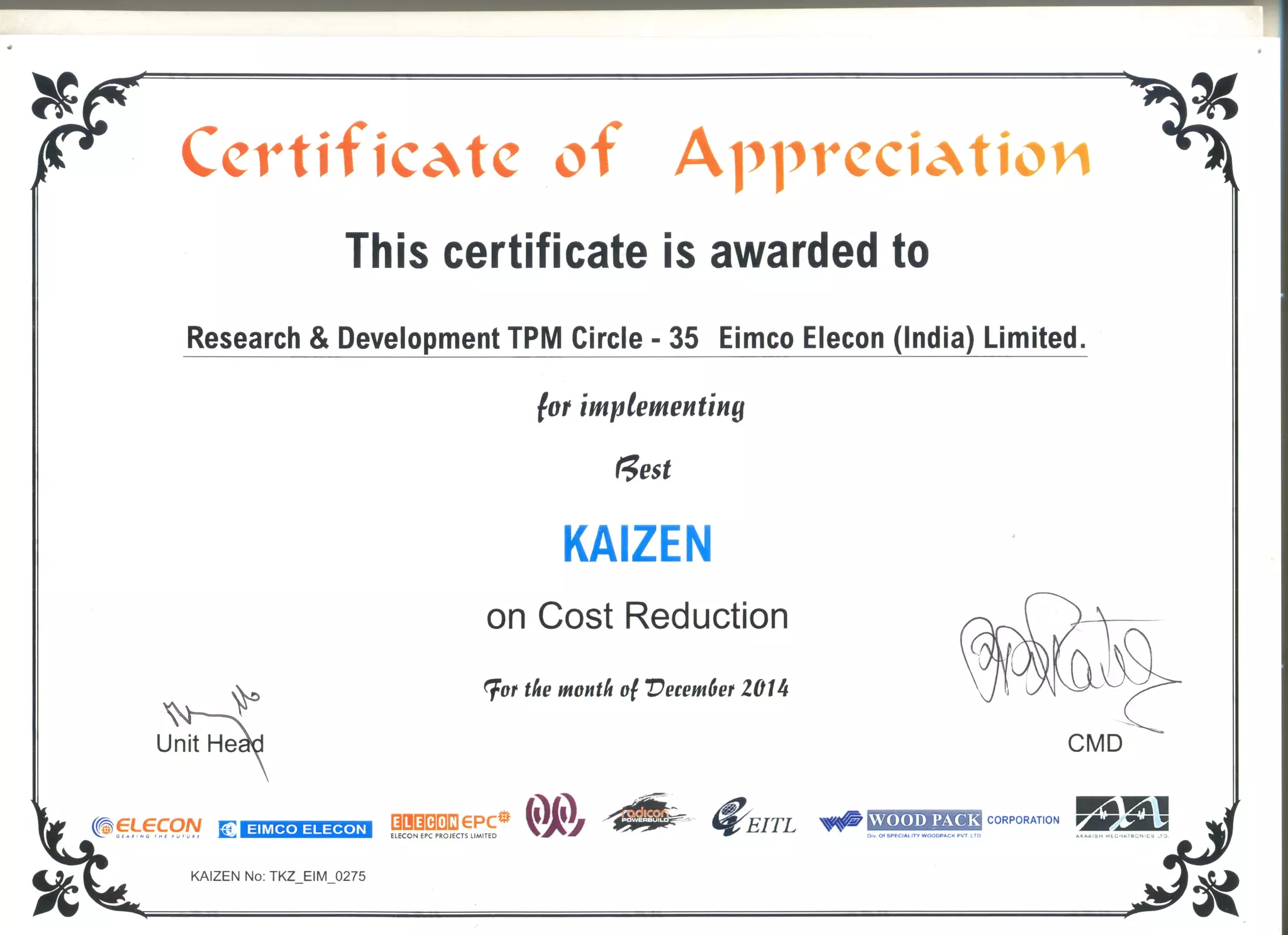 Cost Reduction Kaizen Pdf