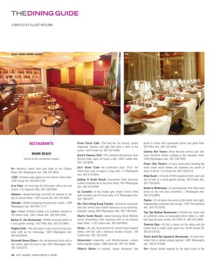 DiningGuide | PDF | Hotel Properties | Real Estate