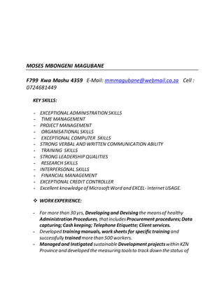 cv mm 21-01-2016 | PDF