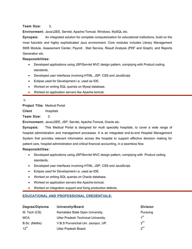 PRAVIN_RESUME-7.5+_YR_EXP-JAVA_J2EE | PDF