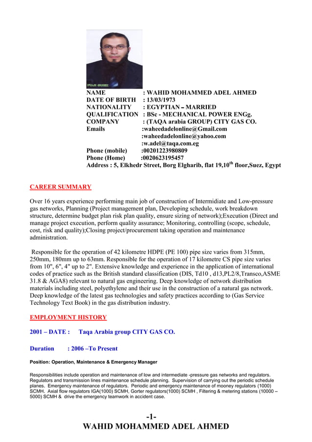 waheed's CV | PDF