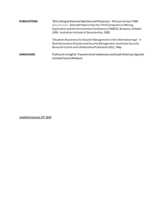 resume KM | DOCX | Geology | Science