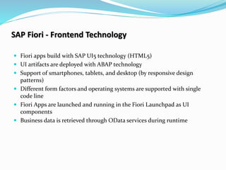 SAP Fiori Competence | PPT