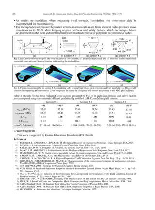 Numerical modeling of uneven thermoplastic polymers behaviour using ...