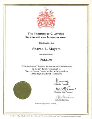 Fellow Certificate | PDF