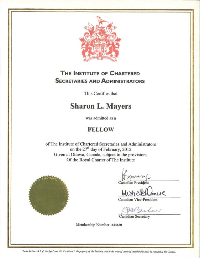 Fellow Certificate | PDF