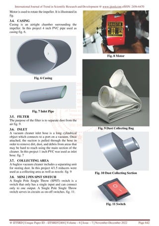 Design and Development of a Low Cost Handheld Vacuum Cleaner | PDF