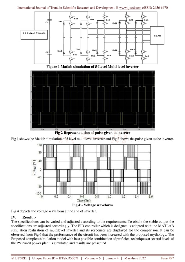Design Model of Photovoltaic System using PID Controlled Multi Level ...