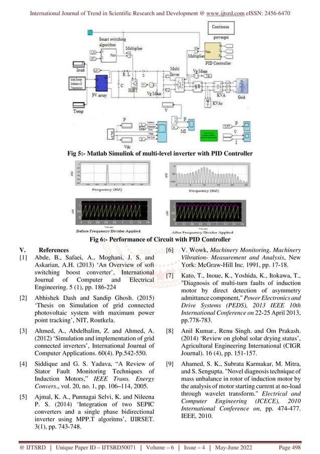 Design Model of Photovoltaic System using PID Controlled Multi Level ...
