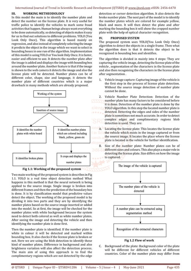 Detection of Number Plate using Yolo | PDF