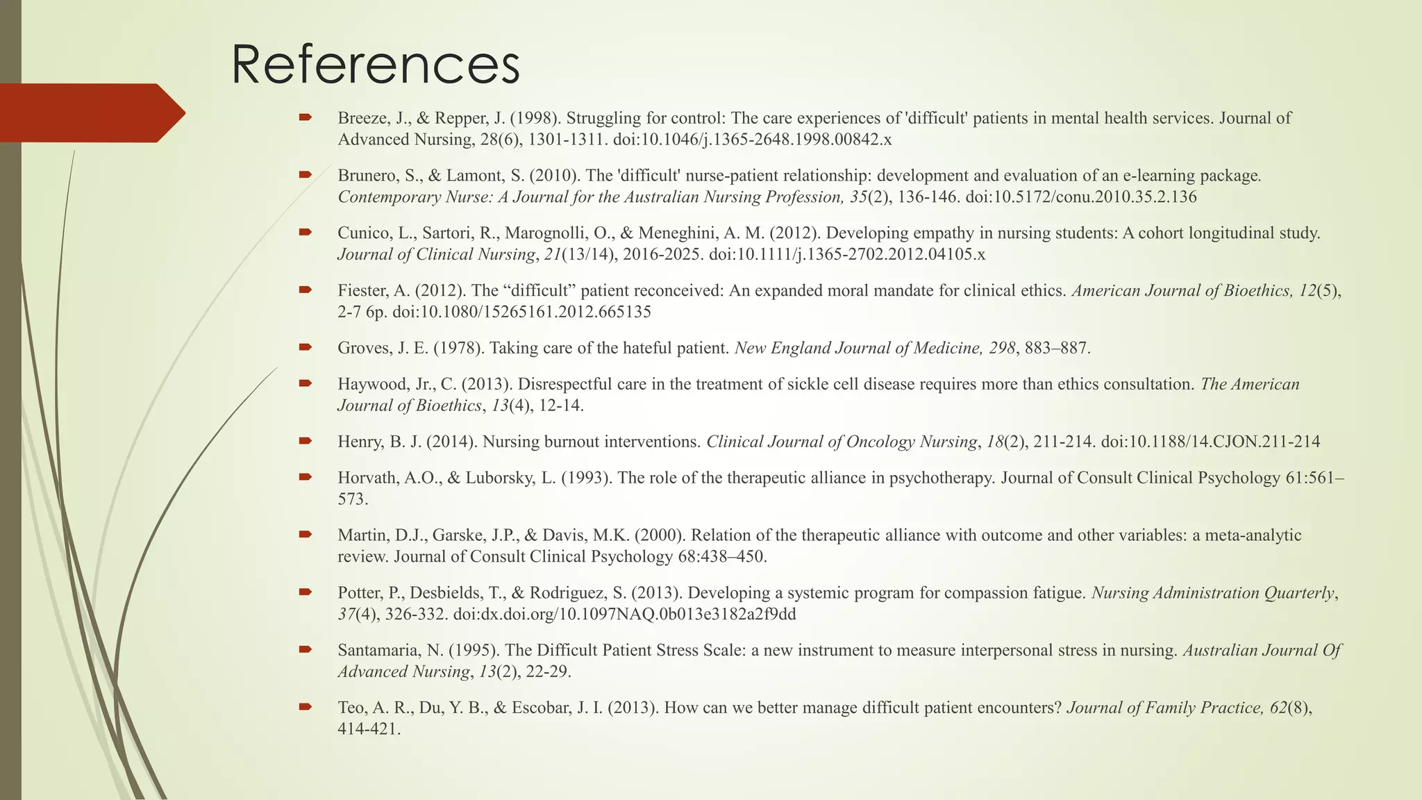 Three effective ways to improve a difficult nurse-patient | PPTX