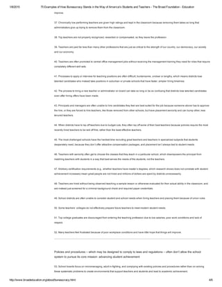 75 examples of how bureaucracy stands in the way of america's students ...