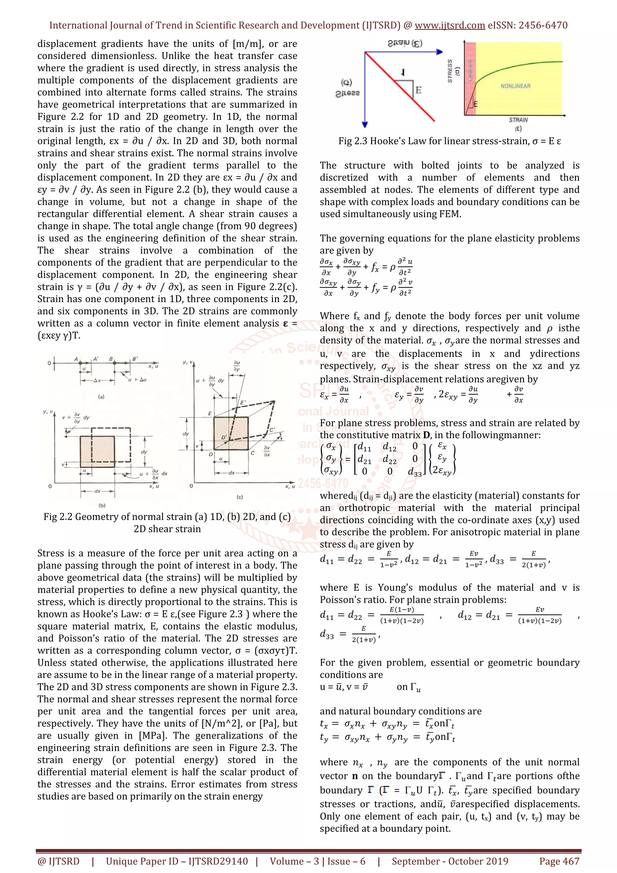 Experimental Investigation of U Bolt used in Leaf Spring of an Automobile for Various Loads | PDF